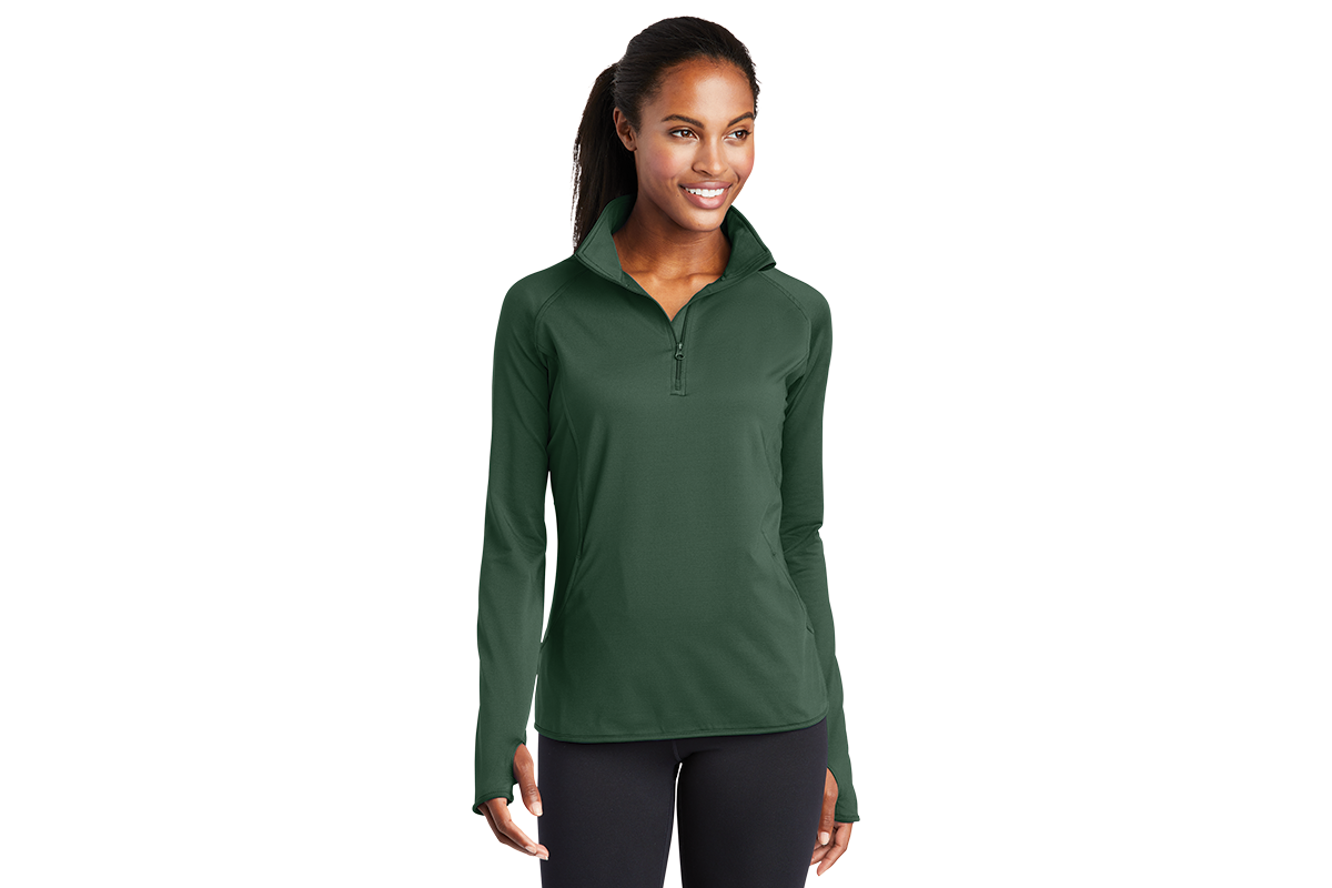 LST850 Sport-Tek® Ladies Sport-Wick® Stretch 1/4-Zip Pullover. XS-4XL